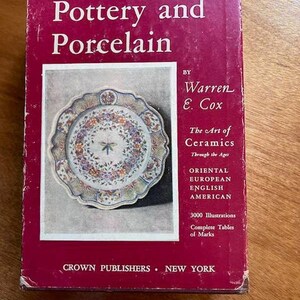 Book of Pottery and Porcelain 1944 - Etsy