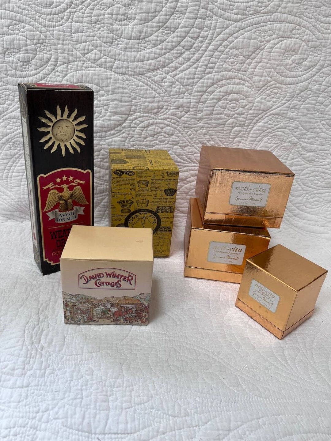 Collection of 1970s Vintage Fragrance Boxes - Etsy