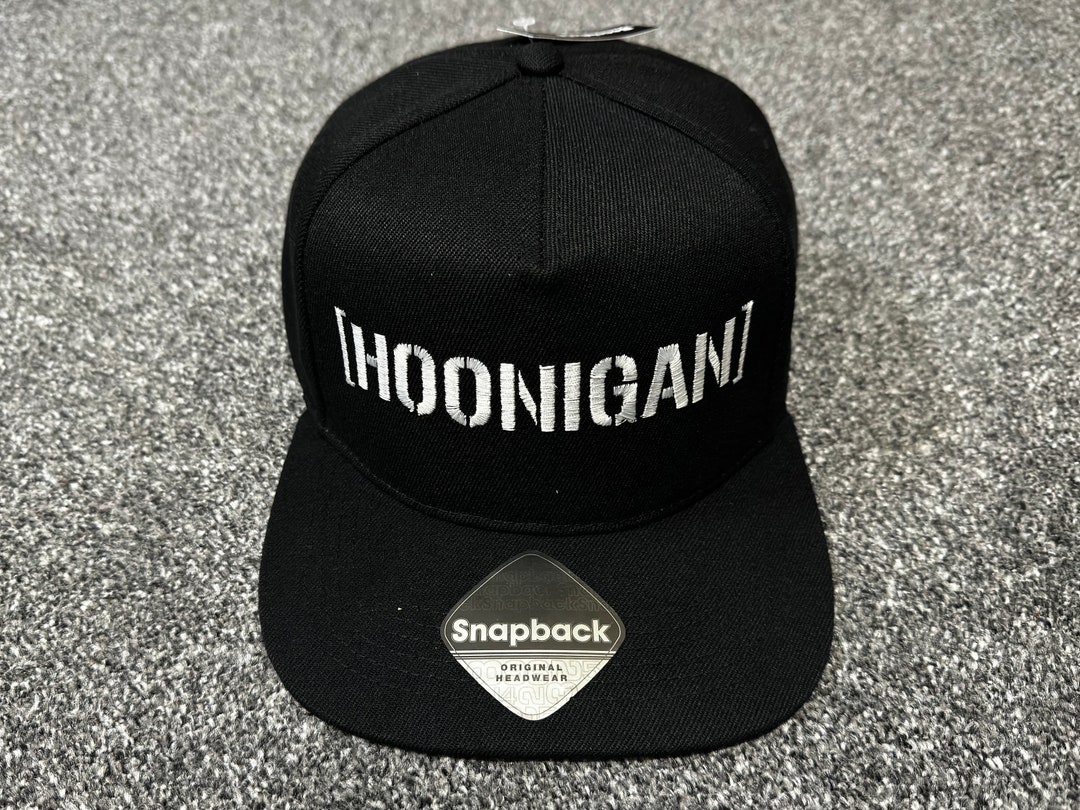 Hoonigan Snapback Hat Embroidery - Etsy
