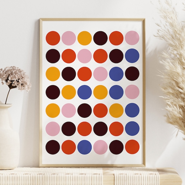 Polka Dots Art - Etsy