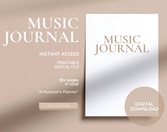 US Letter Recital Program Template Simple Design Piano, Editable Canva ...