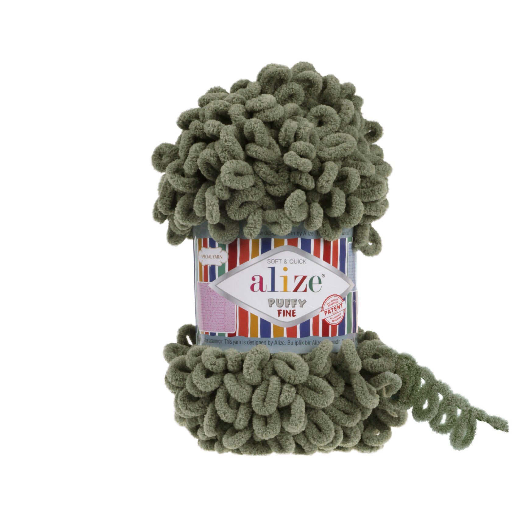 Alize Puffy Fine / Blanket Yarn / Loop Yarn / Puffy Fine Yarn - Etsy