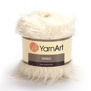 Yarnart Tango Fluffy Yarn,fur Yarn,eyelash Yarn,purple Eyelash Yarn ...