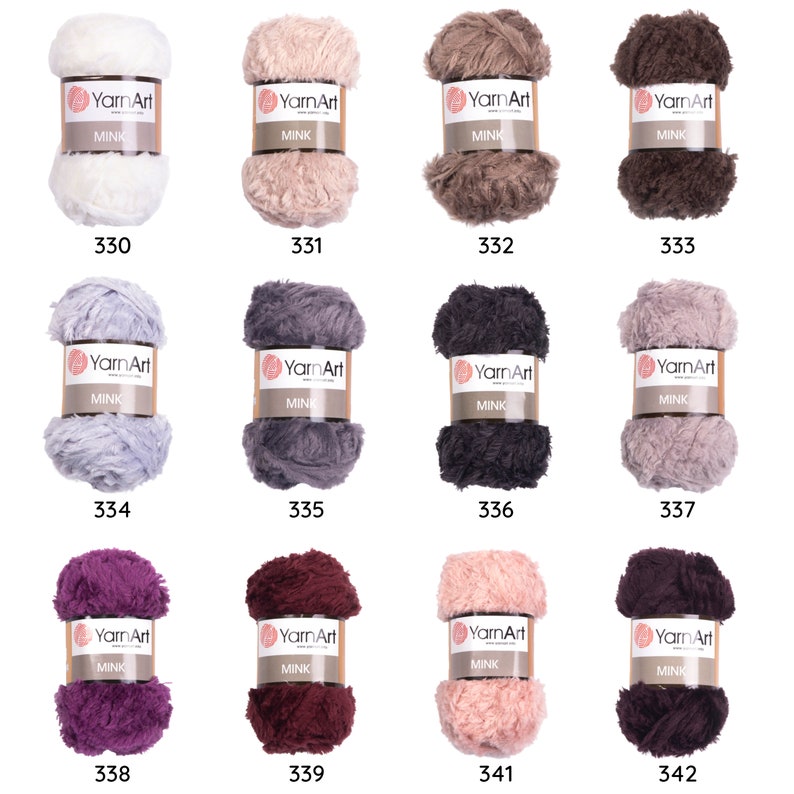 Yarnart Minkbaby Yarnfaux Fur Knitting Yarnsoft soft - Etsy