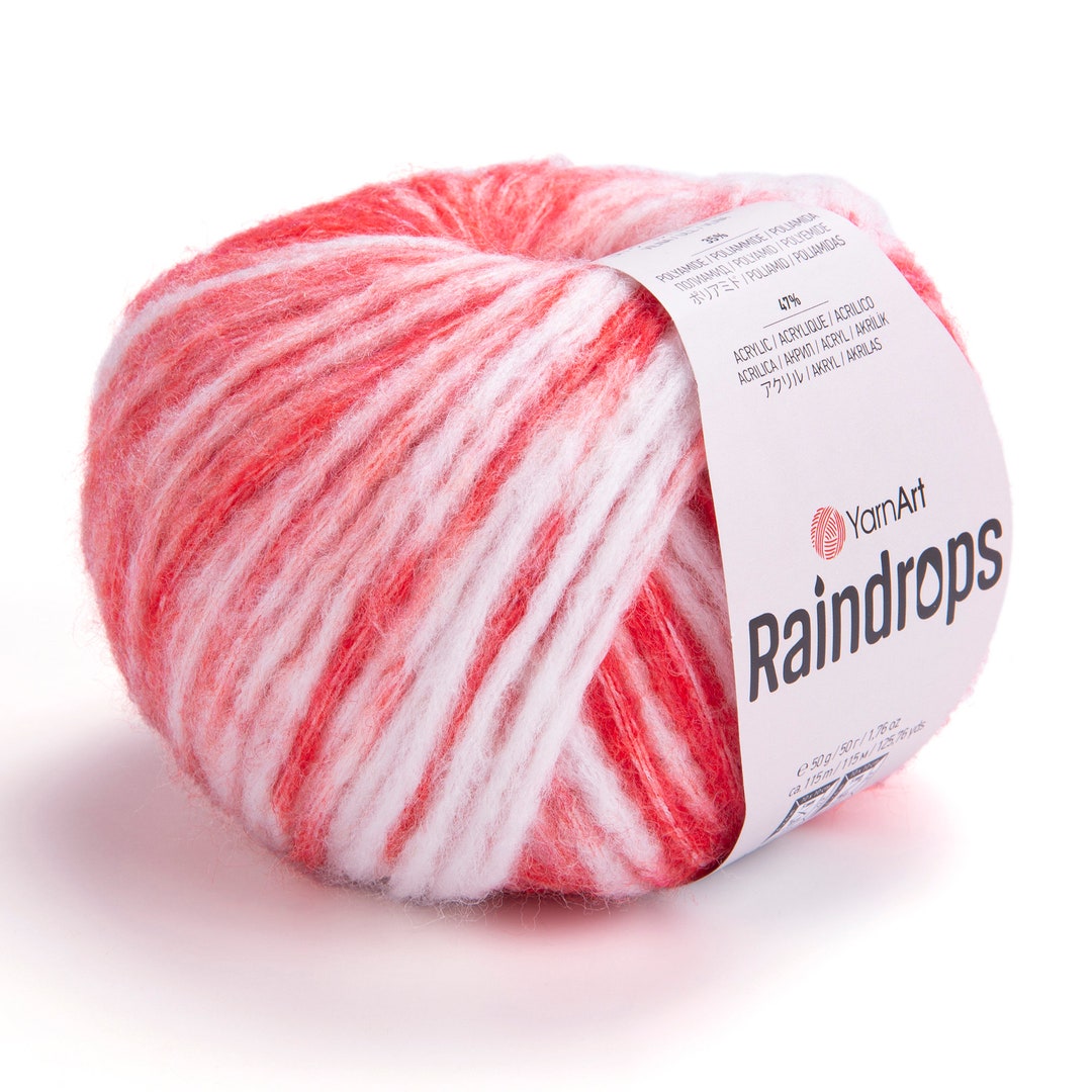 YARNART Raİndrops-multicolor Knitting Yarn,wool Yarn,acrylic Yarn ...