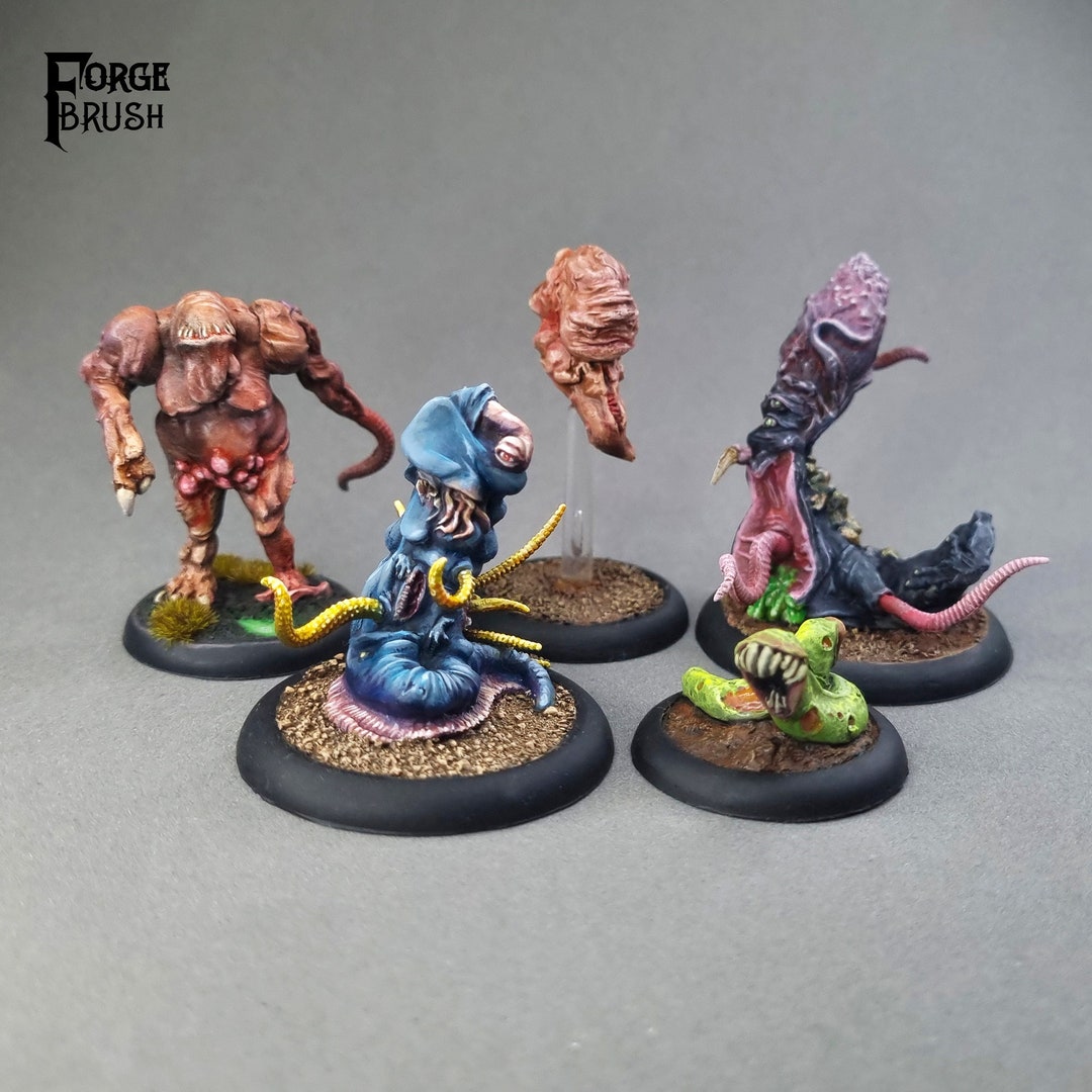Painted Dnd Miniatures, TTRPG, D&D, Alien Monsters, Tentacles ...
