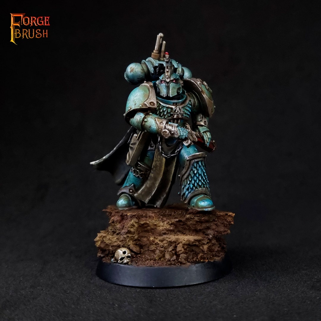 Alpha Legion Praetor, PAINTED Miniature. Horus Heresy. Warhammer Space ...