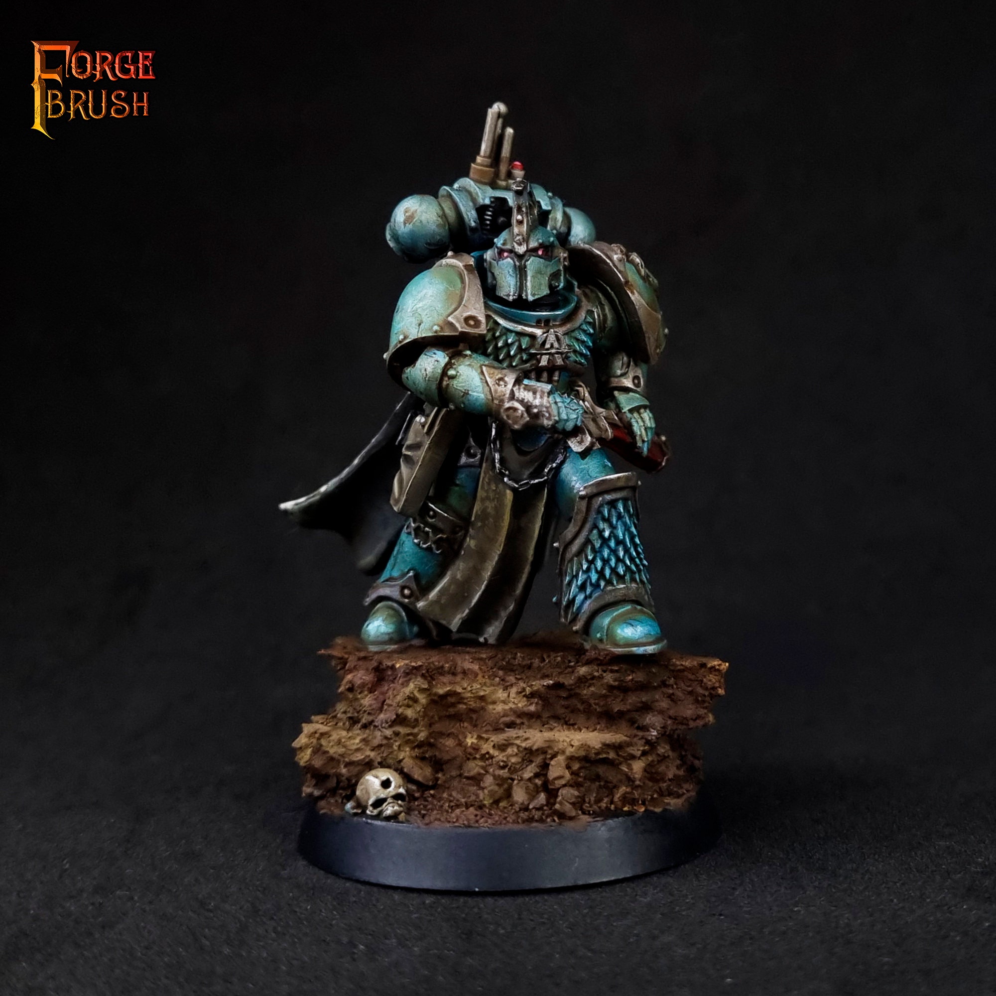 Alpha Legion Praetor, PAINTED Miniature. Horus Heresy. Warhammer Space ...