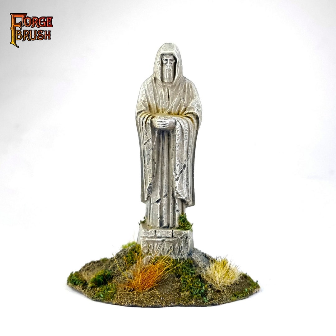 Stone Statue Middle Earth Hand Painted Terrain for MESBG - Etsy