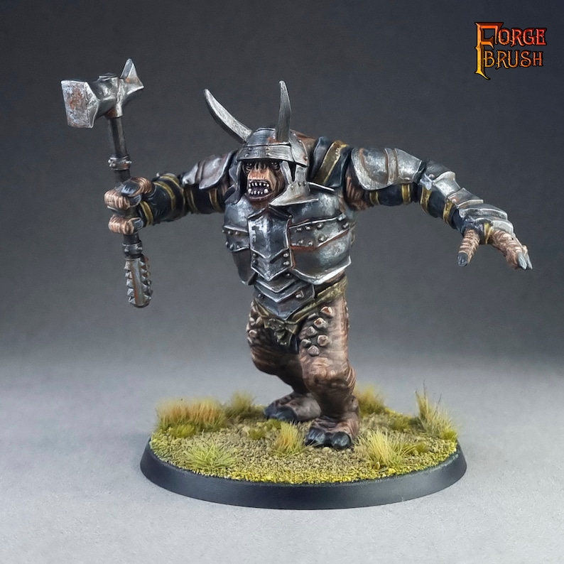 Painted MESBG Mordor Troll. Middle Earth Strategy Battle Game, Saruman ...
