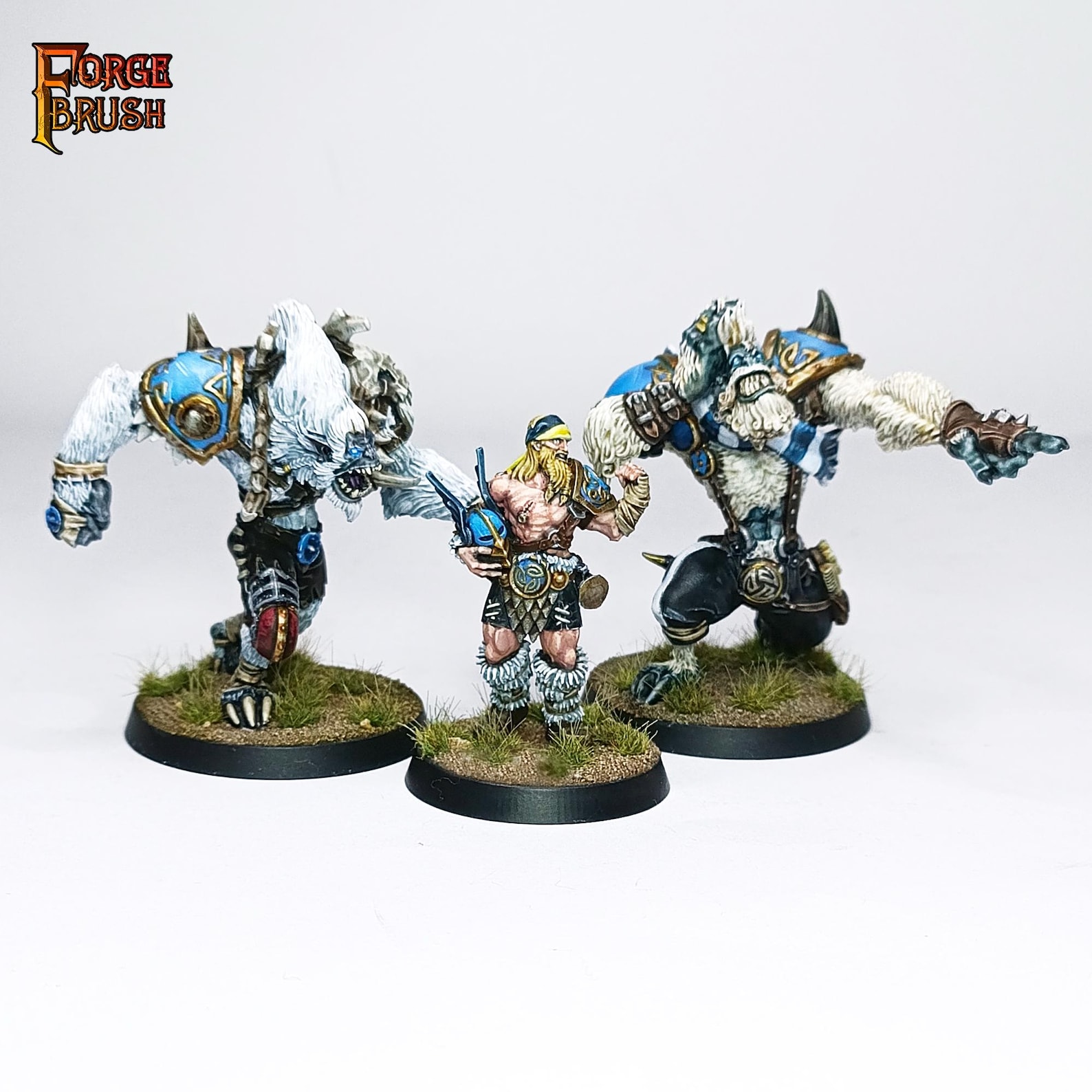 PAINTED Dwarf Blood Bowl Team: the Dwarf Giants. Premium Painting ...