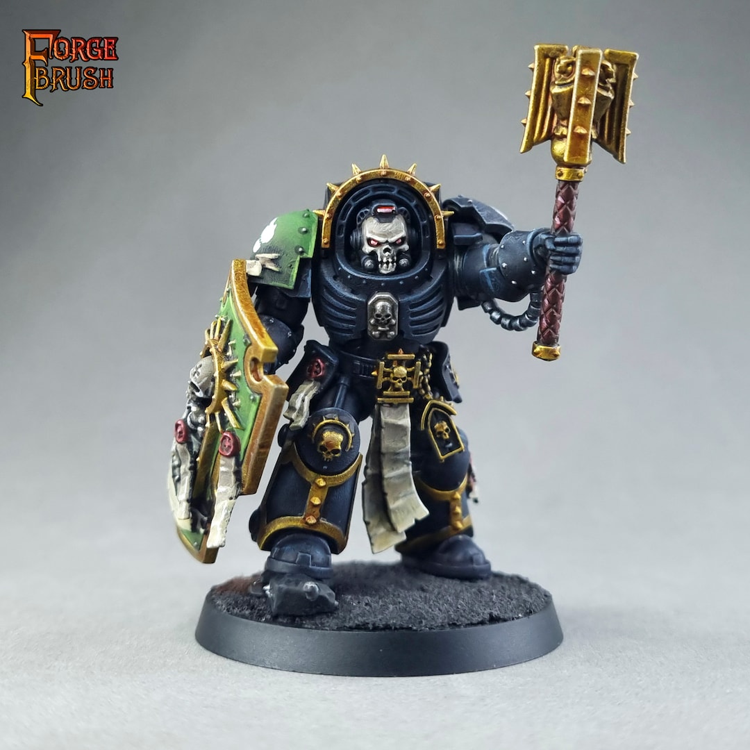 Salamanders, Chaplain in Terminator Armor. Leviathan Painted PREMIUM ...