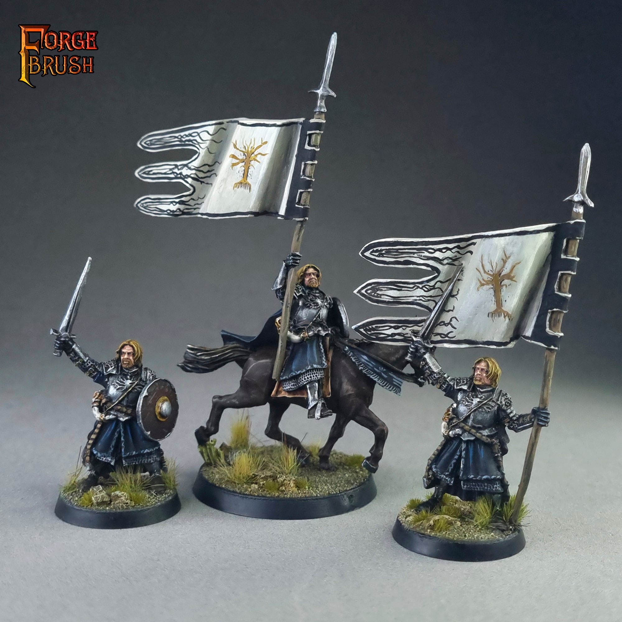 Painted Boromir Captain of the White Tower. Middle Earth Strategy ...