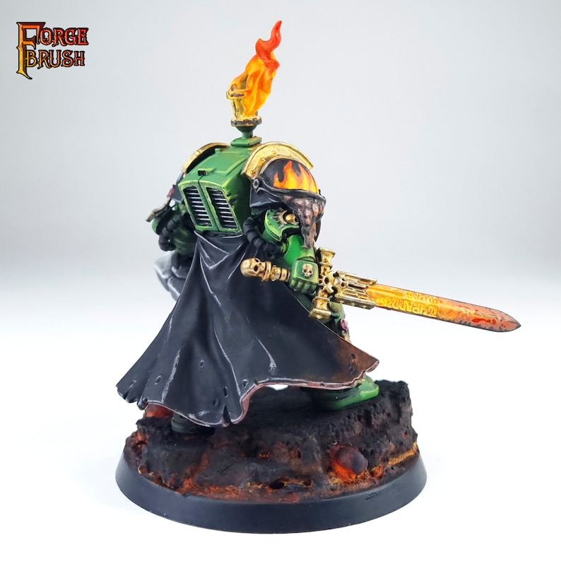 Space Marine Captain in Terminator Armor Salamanders, PAINTED ...