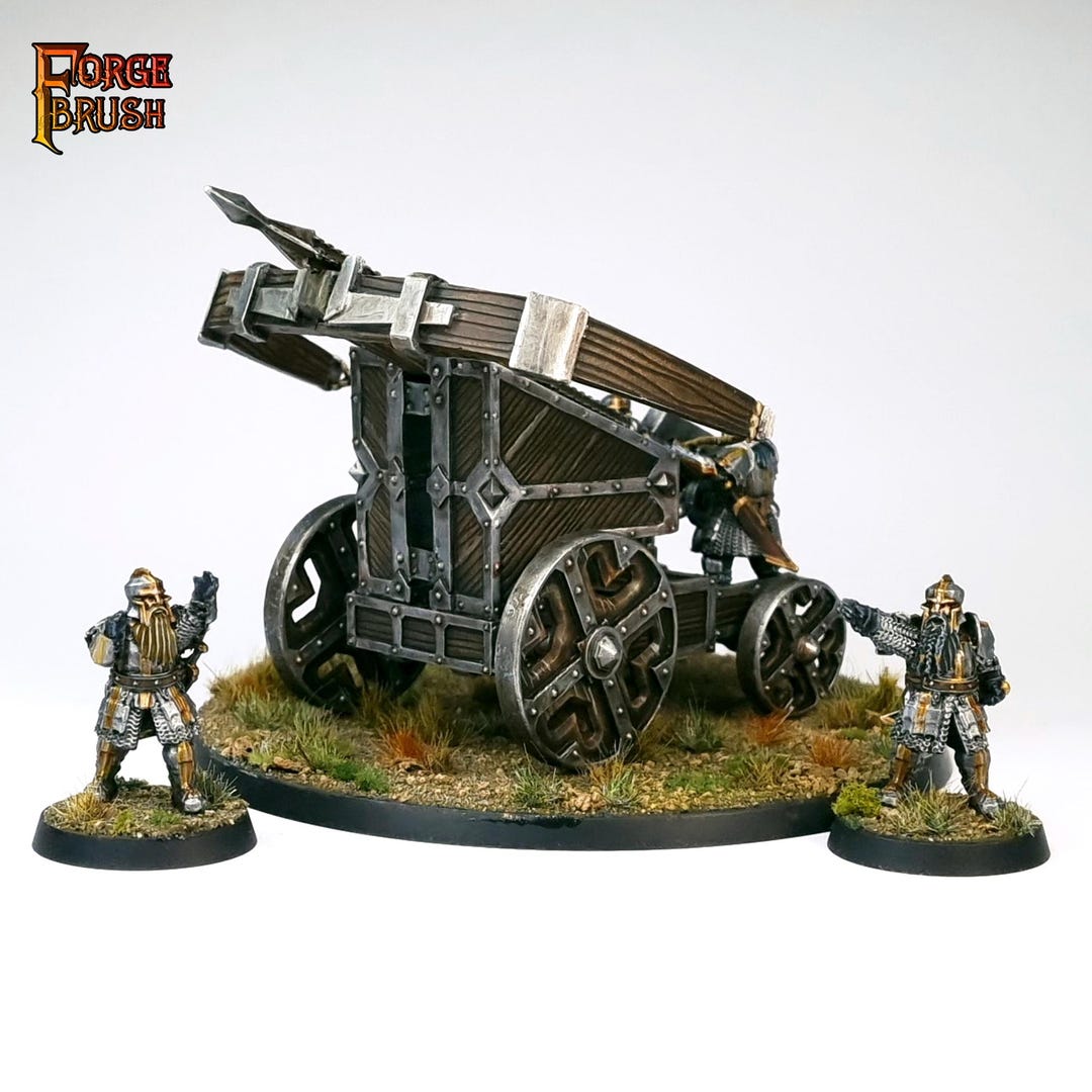Iron Hills Dwarf Ballista Painted. MESBG Dwarves. Middle Earth Strategy ...