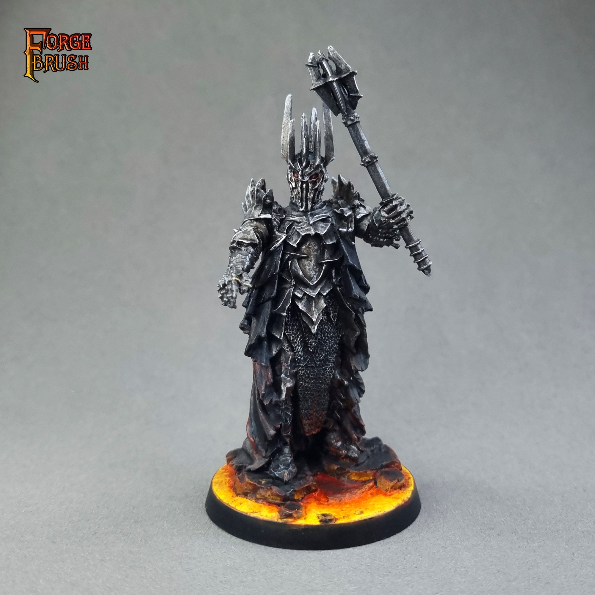 Sauron Painted Miniature commission for MESBG LOTR Middle - Etsy