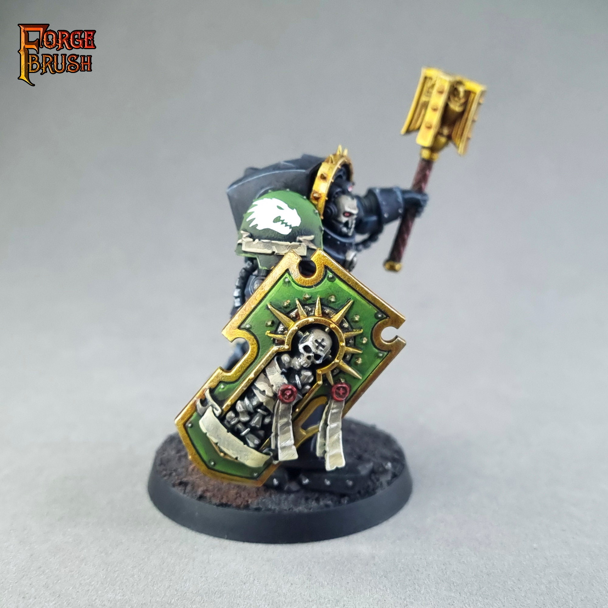Salamanders, Chaplain in Terminator Armor. Leviathan Painted PREMIUM ...