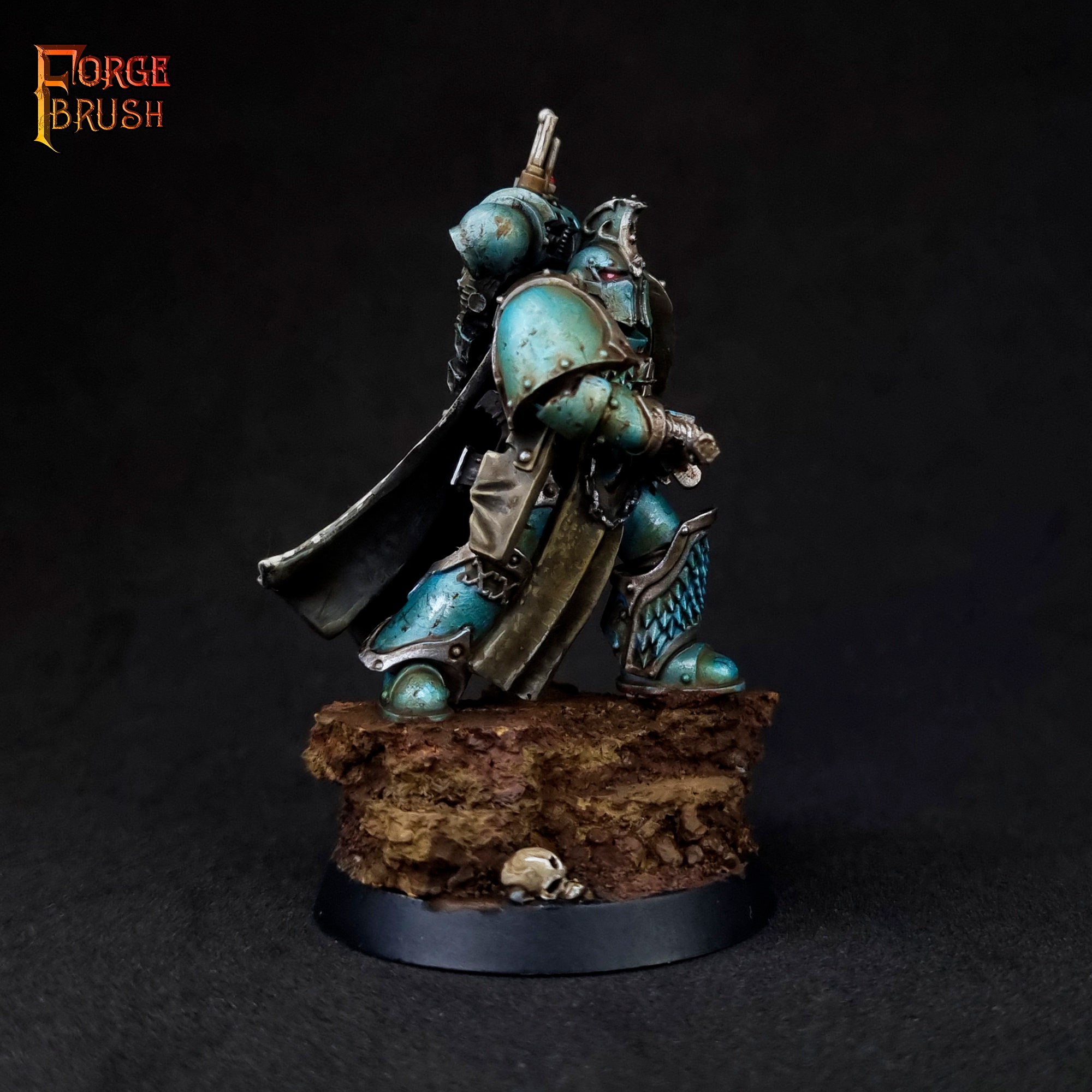 Alpha Legion Praetor, PAINTED Miniature. Horus Heresy. Warhammer Space ...
