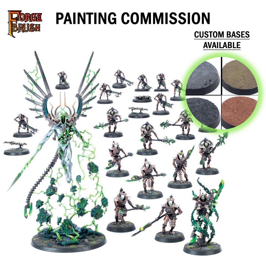 PAINTED Necrons Battleforce, Hypercrypt Legion. Commission Painting ...