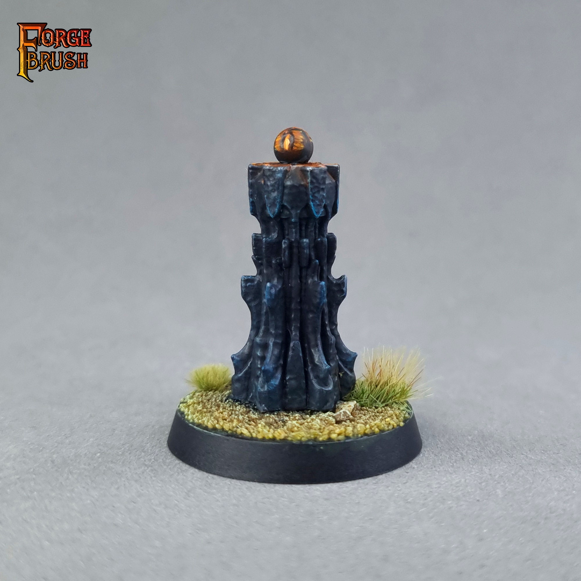 Saruman the White and Palantir. PAINTED Miniatures LOTR. Mesbg. Lord of ...