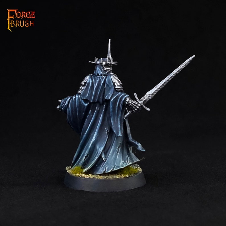 PAINTED Witch King of Angmar. Crown of Morgul. Nazgul Miniature Mesbg ...