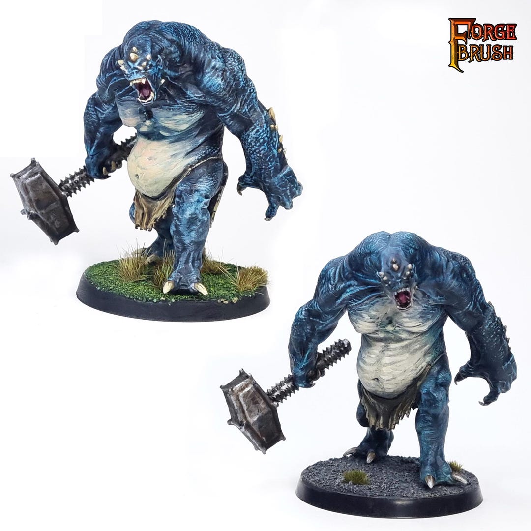 Troll Miniature peinte pour MESBG, Le Seigneur des Anneaux, D&D ...