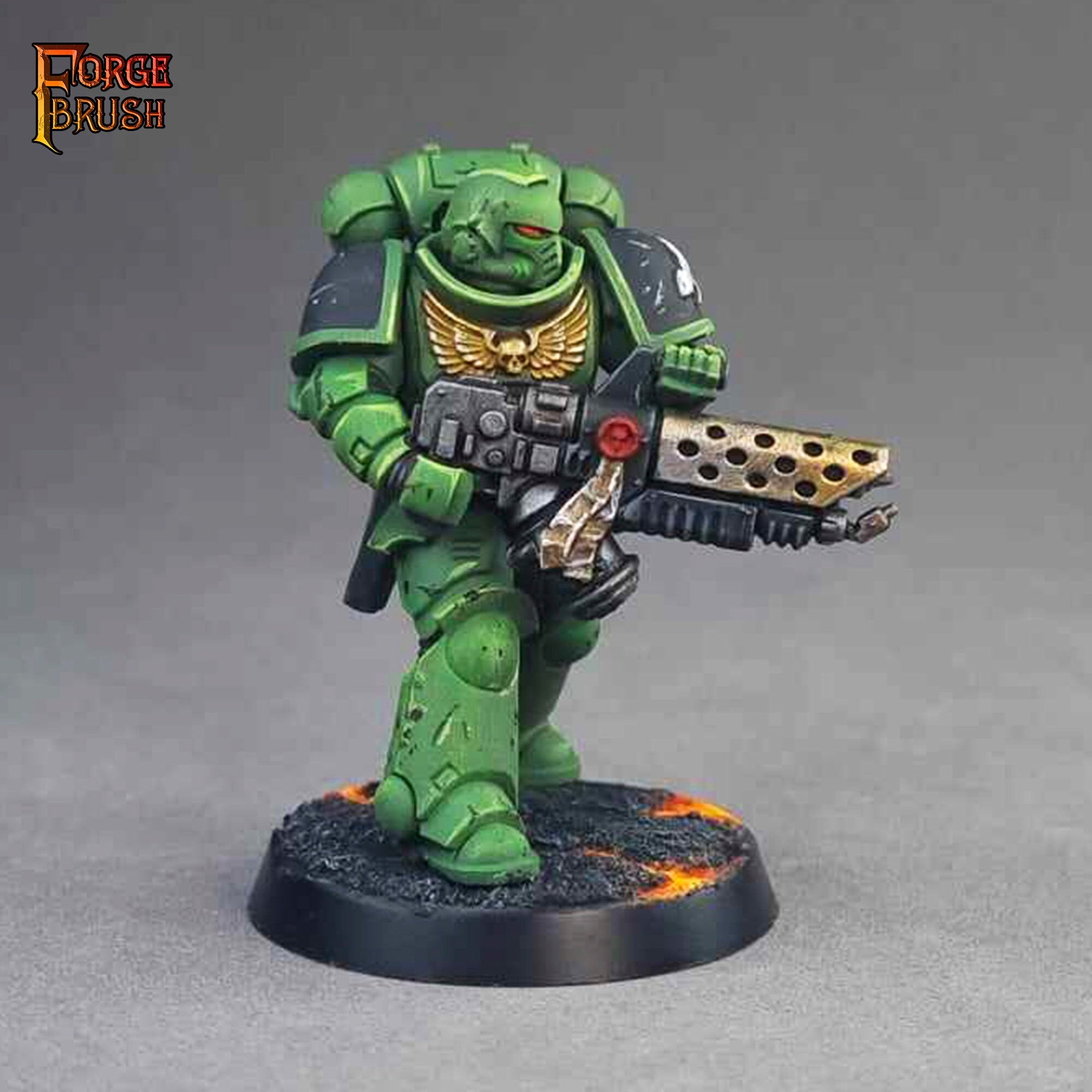 Painted Army Salamanders, PREMIUM LEVEL. Commission Painting Warhammer ...