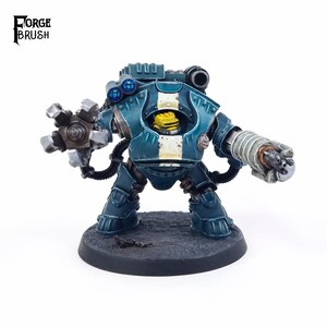 Necromunda Painted, Ironhead Squat Prospectors Drill, Warhammer Votann ...