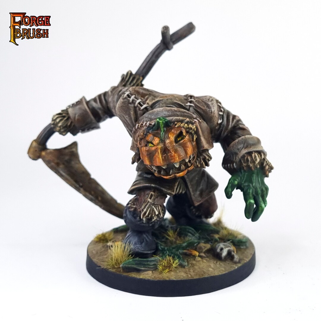 Animated Scarecrow, Harvest Golem PAINTED Miniature. Fantasy, Dungeons ...