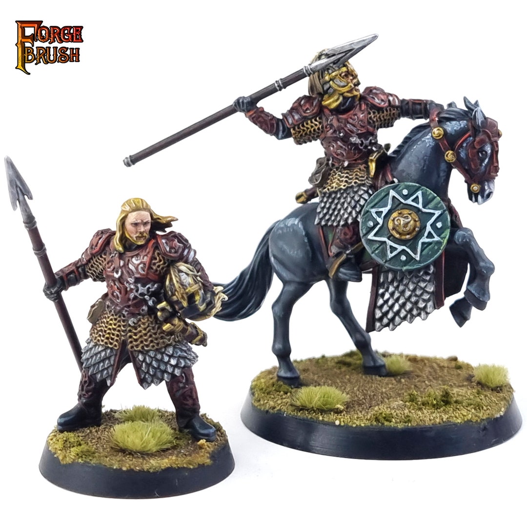 Eomer Marshal of the Riddermark, Painted MESBG. LOTR, Middle Earth ...