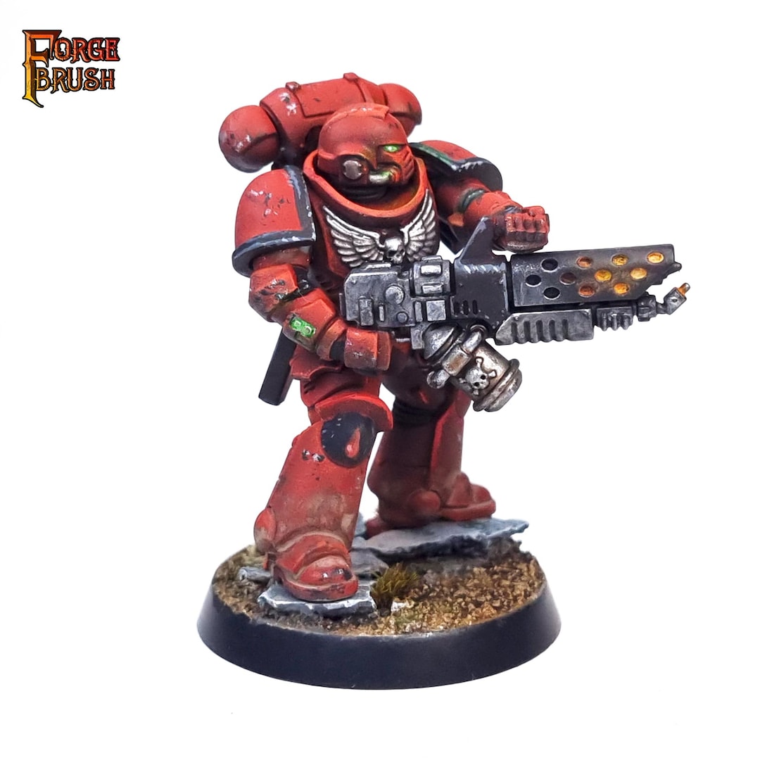 Infernus Blood Angels, PAINTED PREMIUM LEVEL Space Marines Warhammer ...
