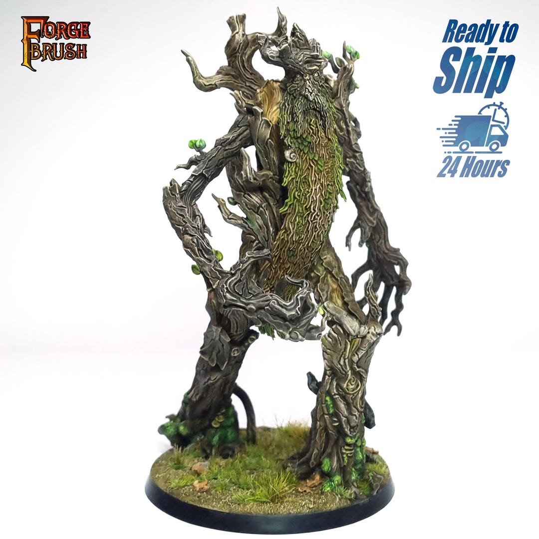 PAINTED Treebeard, Mighty Ent, Miniature Mesbg, Middle Earth Strategy ...