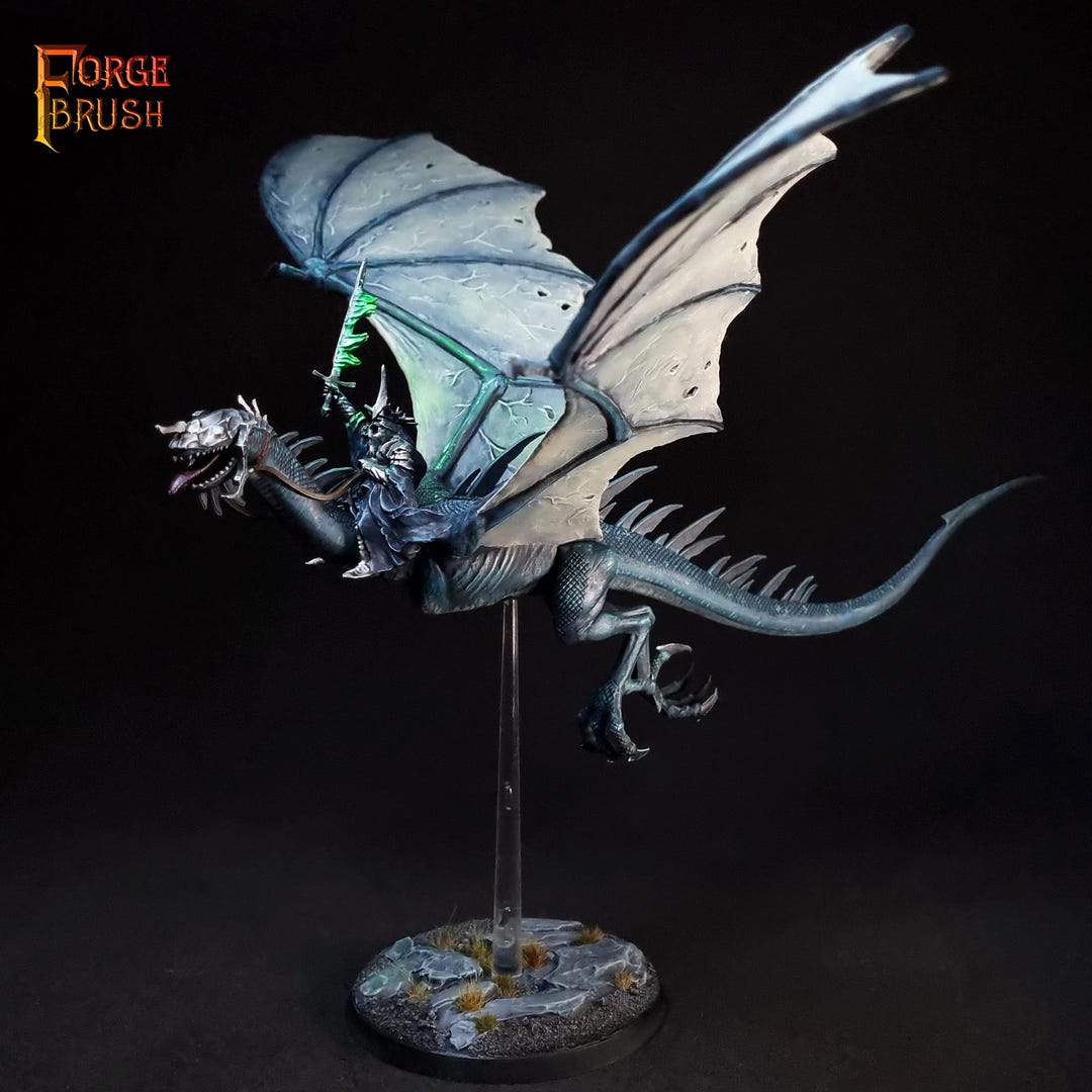 PAINTED Winged Nazgul, Ringwraith, Witch King, Commission Painting ...