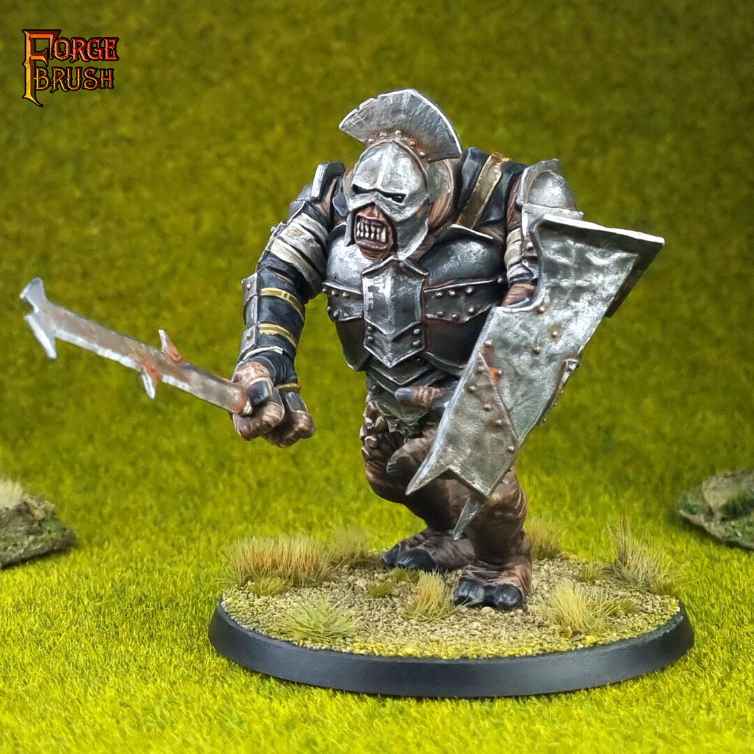 MESBG Isengard Troll, PAINTED. LOTR Lord of the Rings, Middle Earth ...