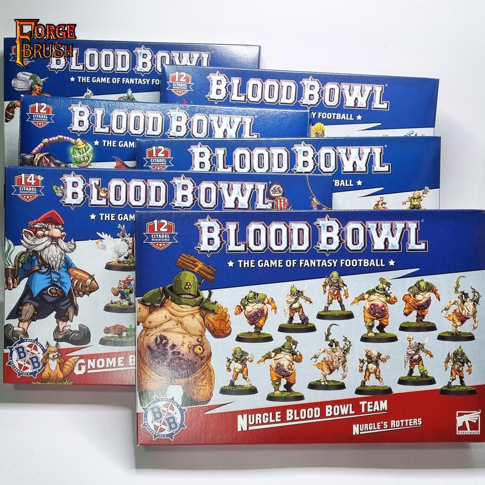 PAINTED Dwarf Blood Bowl Team: the Dwarf Giants. Premium Painting ...