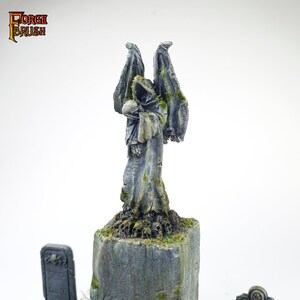 Graveyard, Cemetery, Skull Bones, Tomb. Painted Terrain Miniatures ...