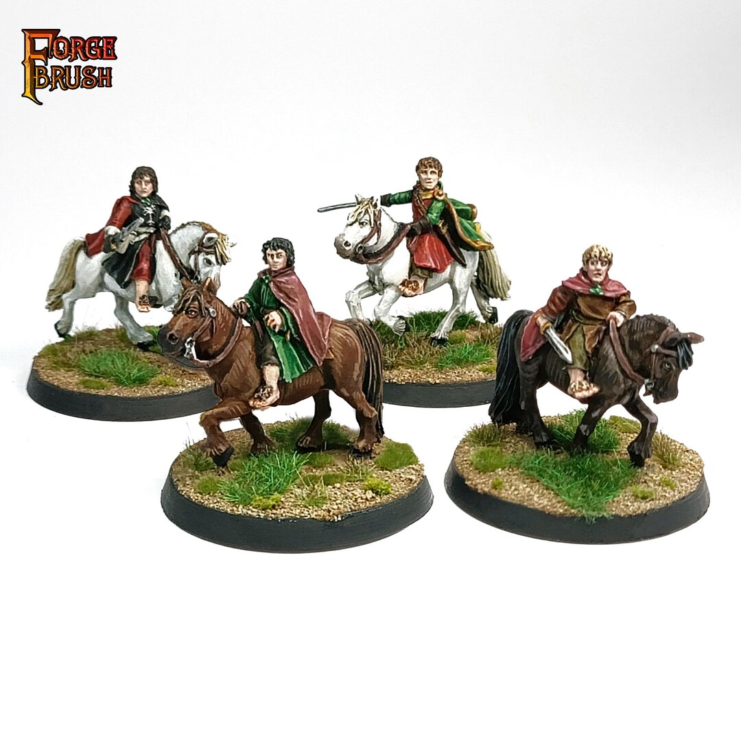 Painted Scouring of the Shire (hobbits). MESBG PAINTING COMMISSION ...