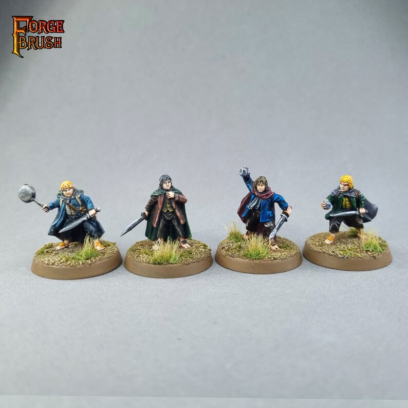 Fellowship of the Ring commission Painting MESBG. Middle Earth Strategy ...