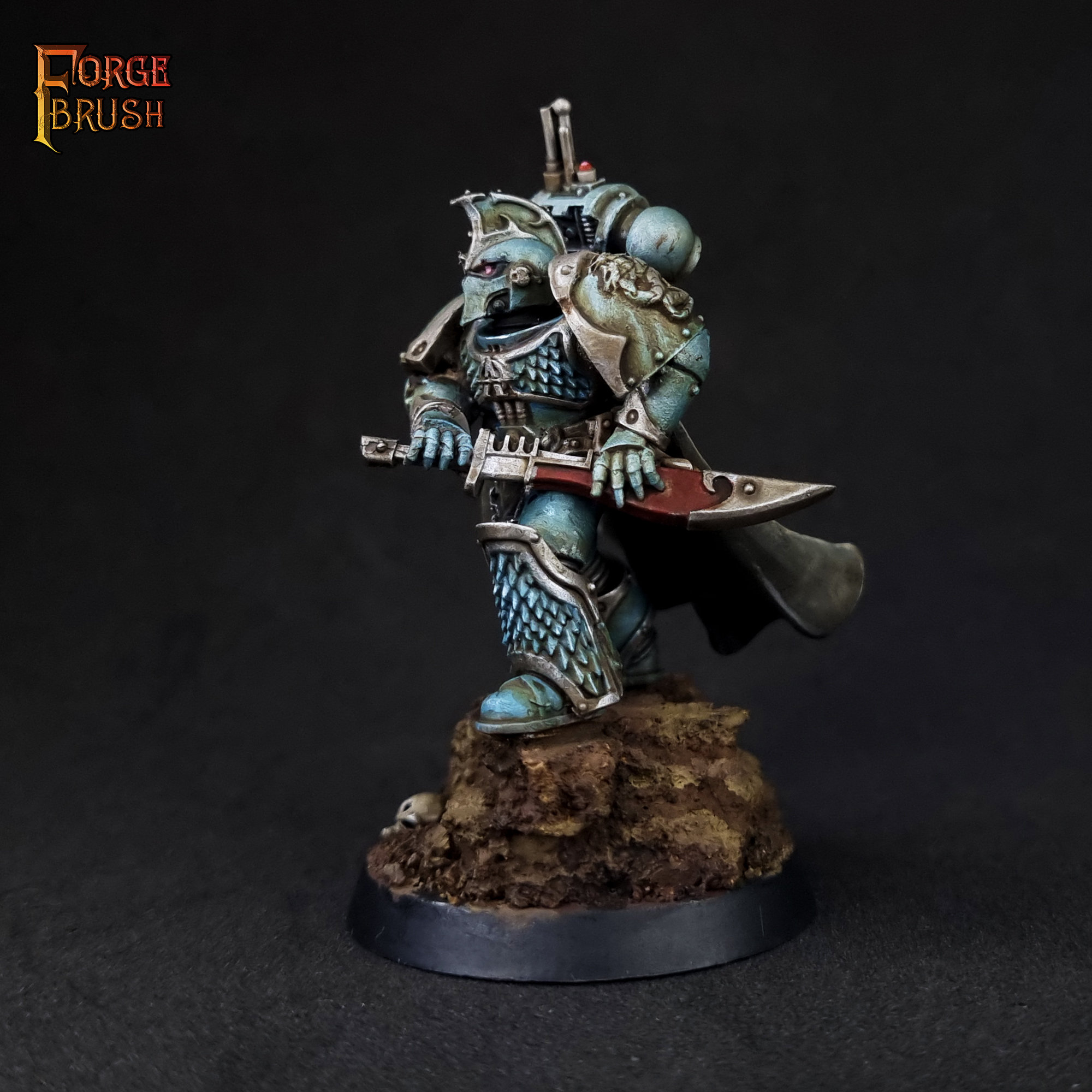 Alpha Legion Praetor, PAINTED Miniature. Horus Heresy. Warhammer Space ...