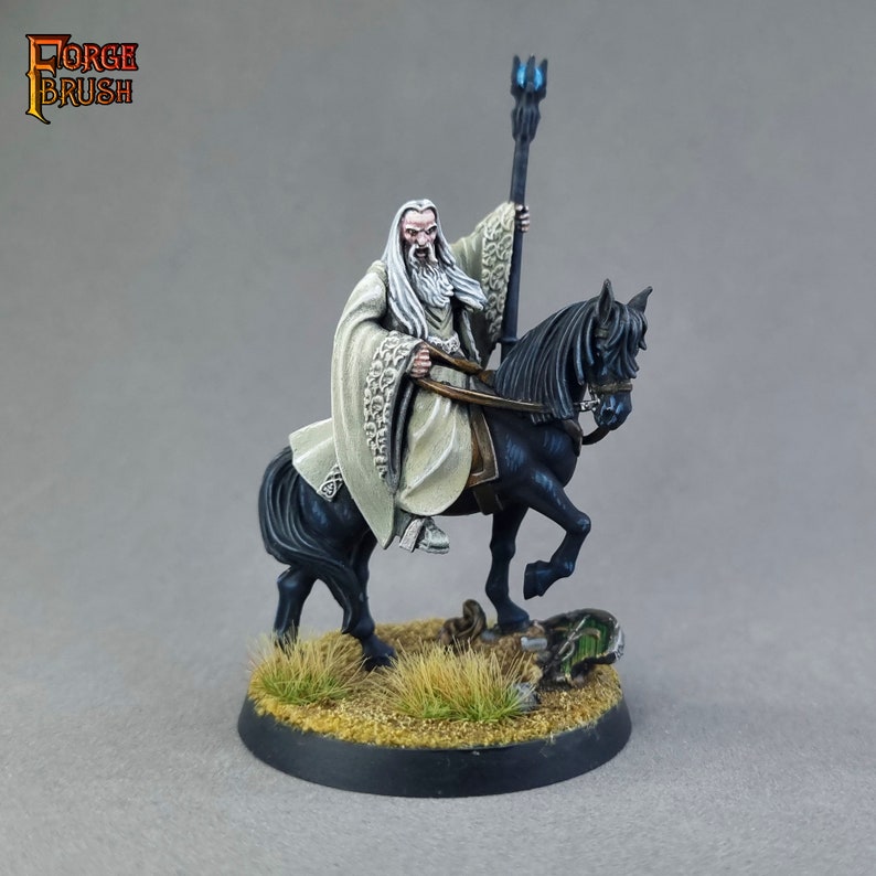 PAINTED Saruman Mounted Palantir. Miniatures LOTR. Mesbg. - Etsy