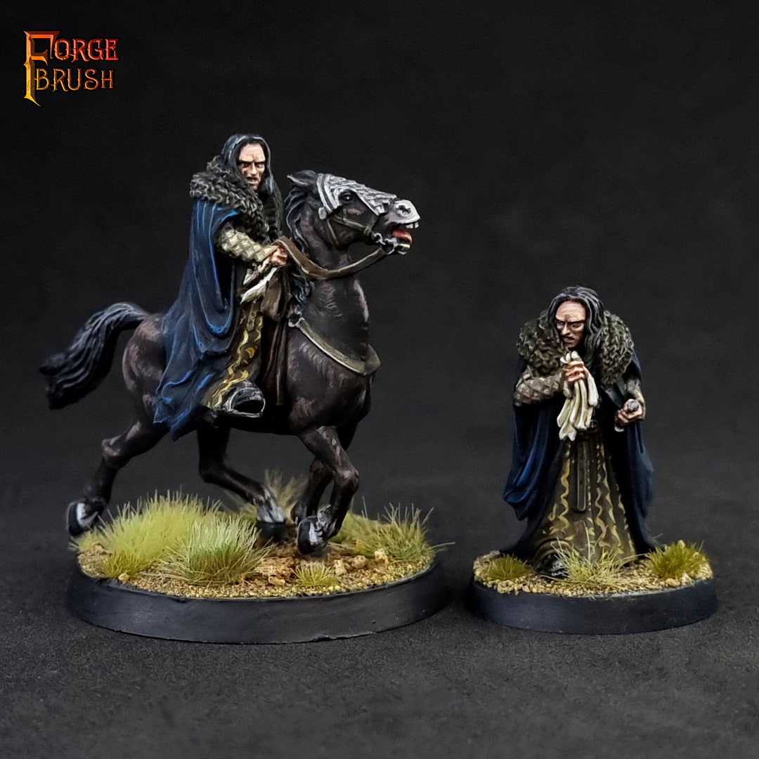 PAINTED Mounted Grima. Kitbashing, Conversion. Mesbg, Middle Earth ...