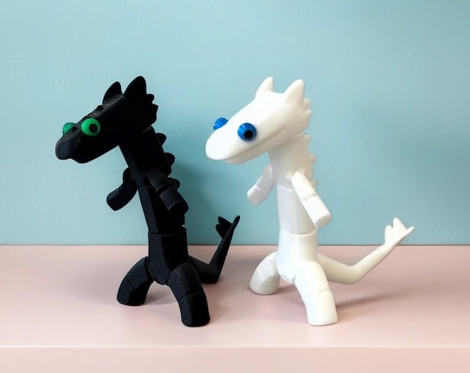 Toothless Dancing Dragon Figure and Gift Stickers - Popular Meme - Etsy