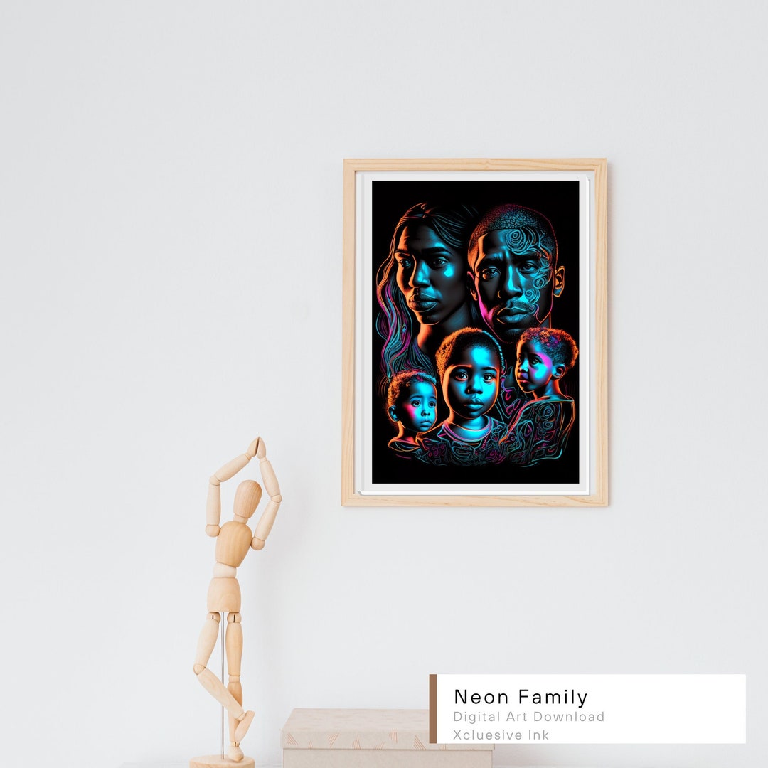Shades of Unity Digital Wall Art Downloadable Art Home Decor Family Art ...