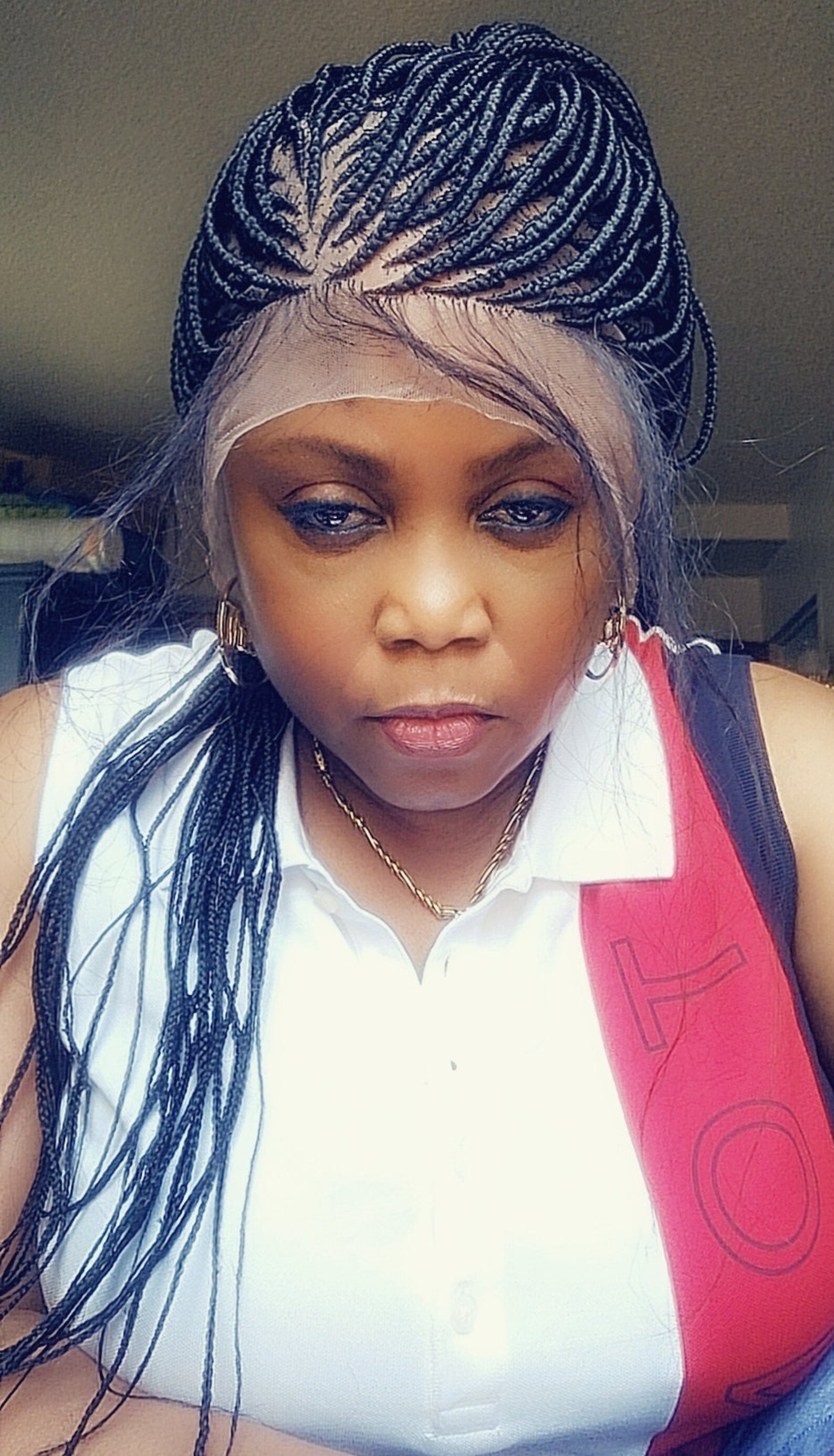 100% Handmade Pencil Braided Wig Made With Full Lace Wig 1B - Etsy
