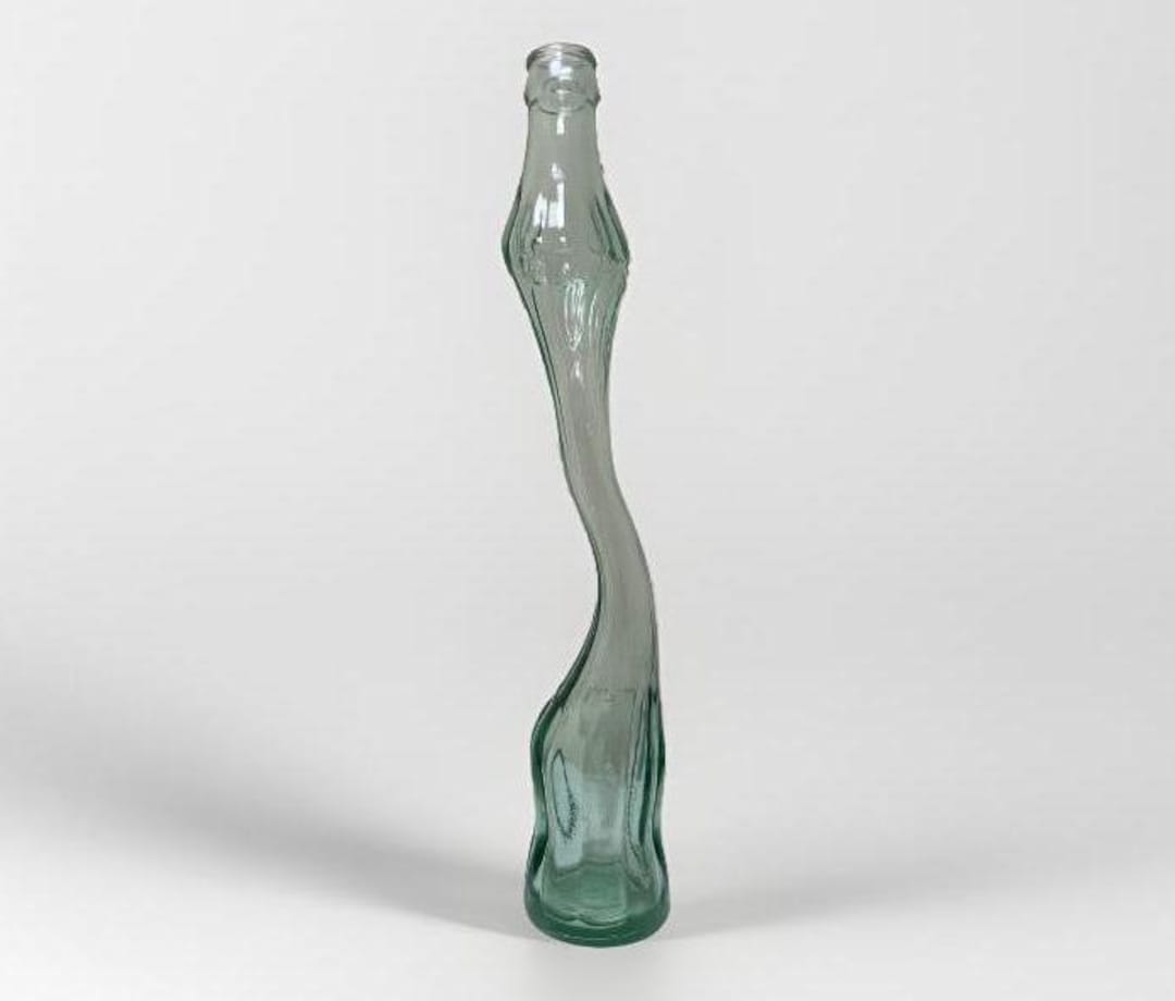 Art Glass Stretched Coca-cola Bottle - Etsy