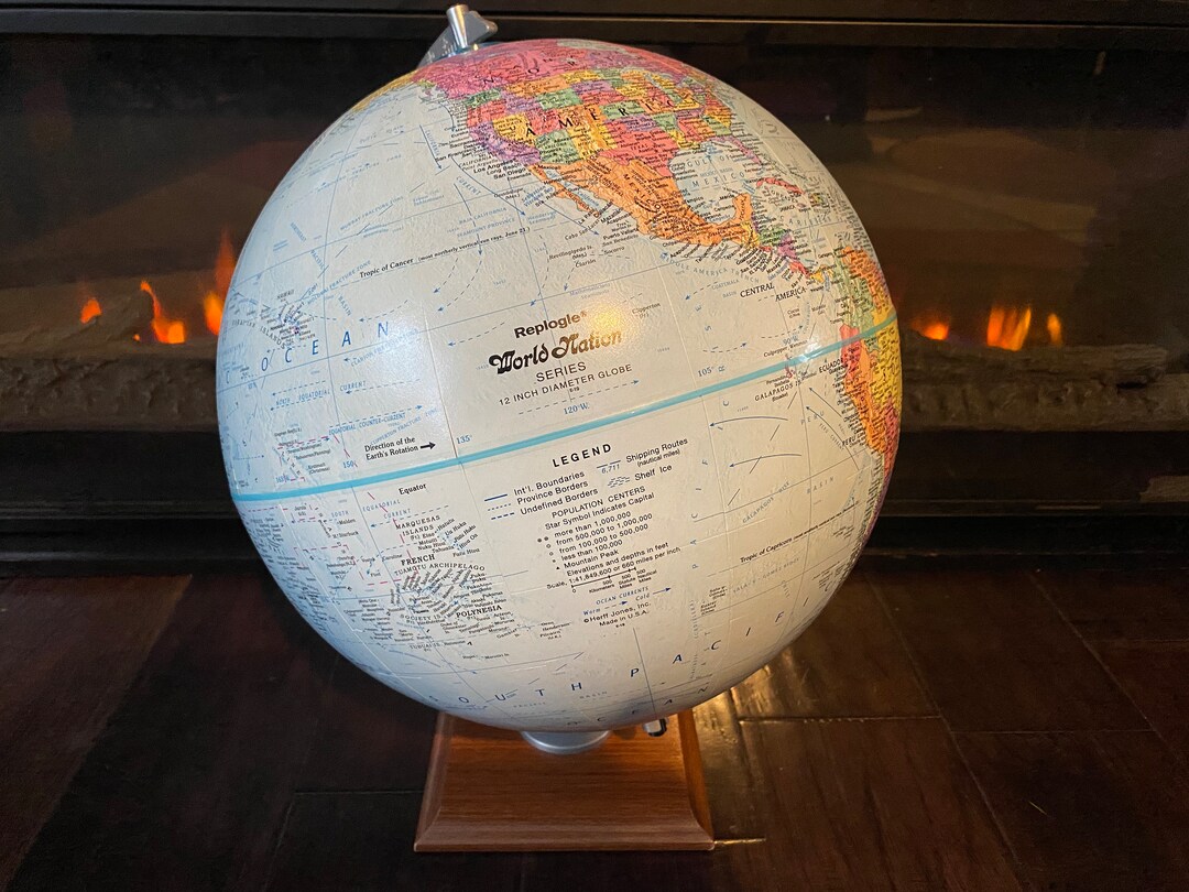 Replogle World Nation Series 12 in Globe - Etsy