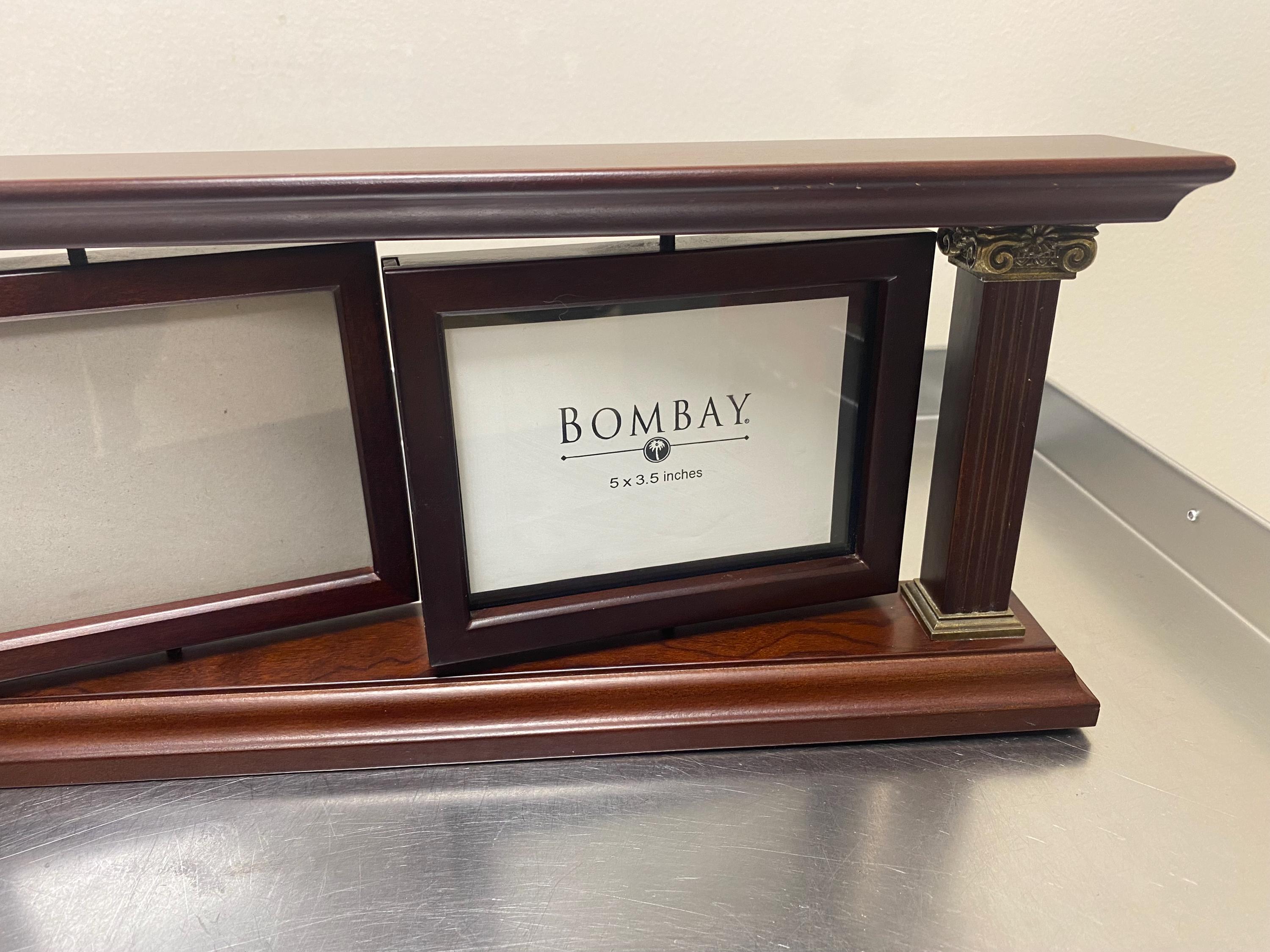 Bombay Co. Excelsior Mahogany Picture Frame | 6 Swiveling Photos ...