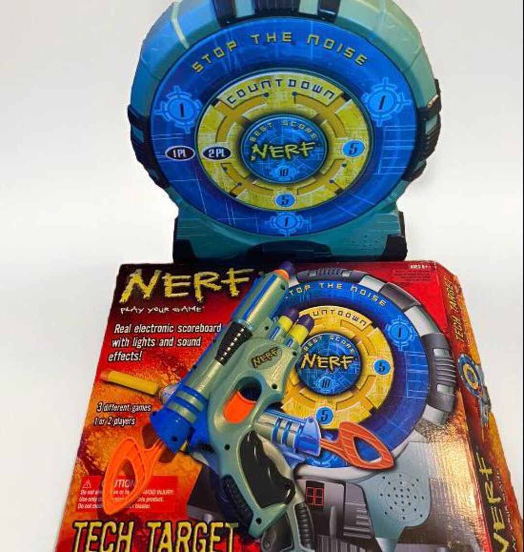 Nerf Tech Target Hasbro Complete in Box Vintage 2003 - Etsy