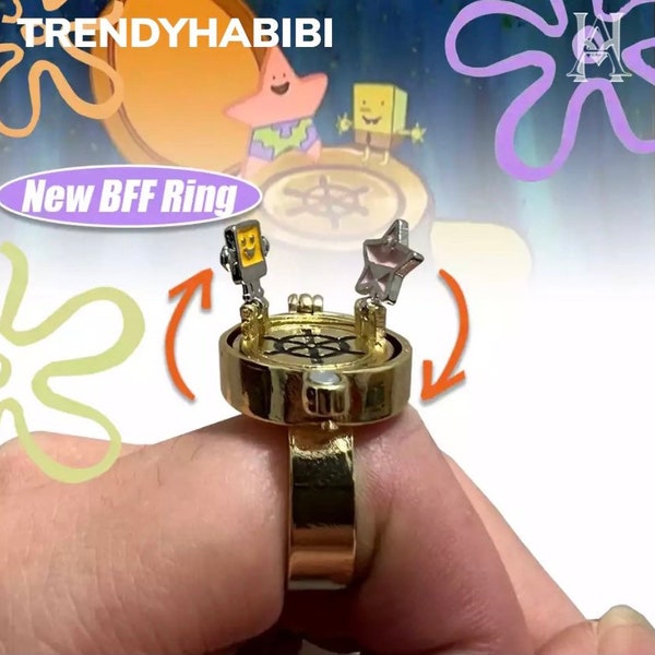 Spongebob Bff Ring - Etsy