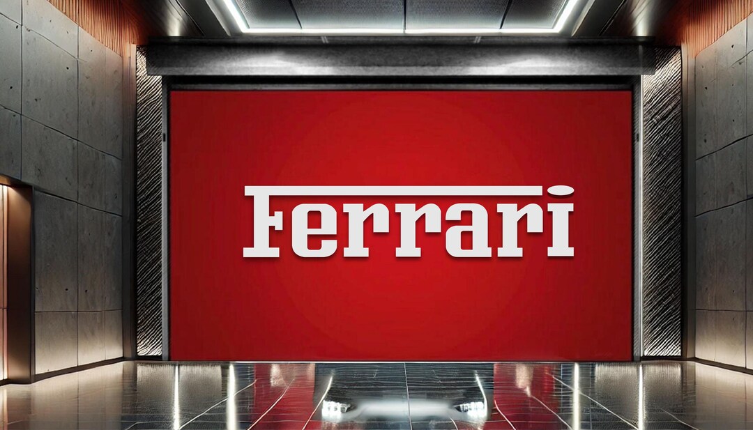 FERRARI Metal Sign - Etsy